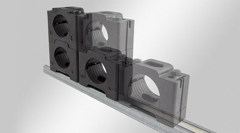 MSMC | Modular stackable cable clamp / cable cleat